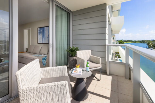 One Bedroom King Suite with Balcony Water Views - The Altair Hotel